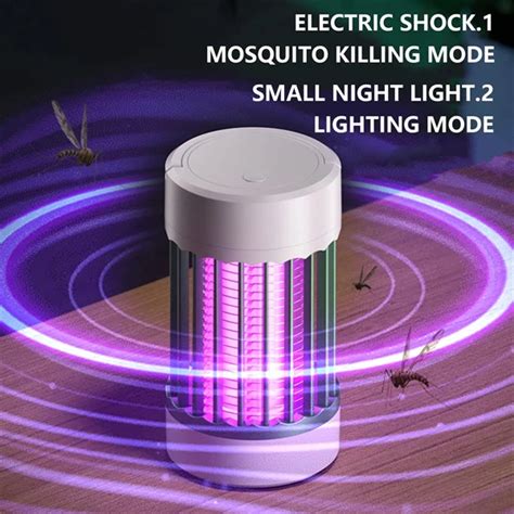 Rechargeable Outdoor And Indoor Waterproof Bug And Mosquito Zapper Lamp Modernonlinemart