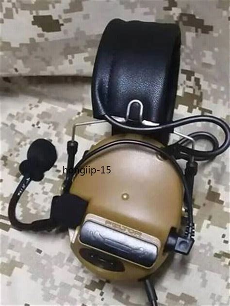 Us Ship Peltor Comtac Iii C3 Headset Noise Reduction Tactical
