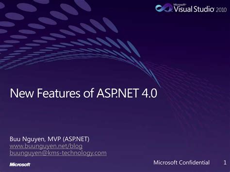 New Features Of ASP NET PPTX