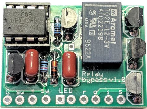 relay bypass board build your own clone