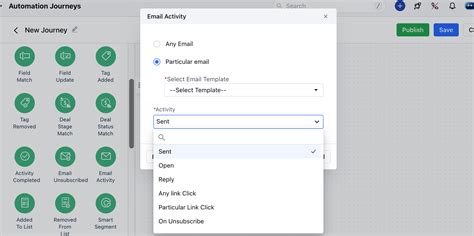 Email Activity Salesmate