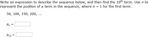 IXL Write A Formula For An Arithmetic Sequence Advanced Algebra Practice