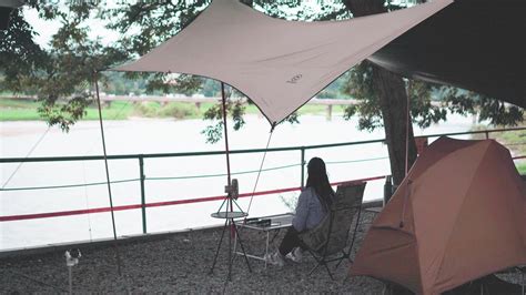 아무것도 안 해도 좋은 리버뷰 미니멀 솔캠 I 아무도 없는 캠핑장에 혼자 😮 I 곱창에 소주 볶음밥 I 여자 솔캠 I 여자 솔로캠핑 I 혼술 솔캠 I 미니멀 캠핑