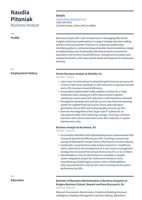 Top 16 Business Analyst Resume Objective Examples