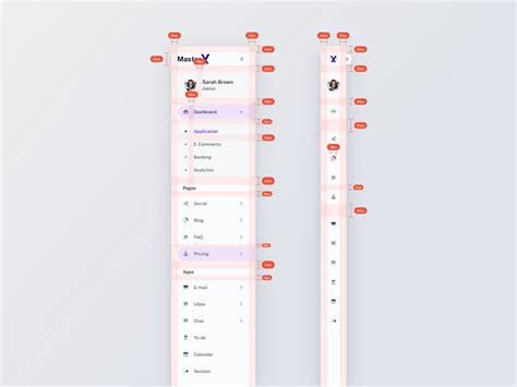 Side Nav Designs Themes Templates And Downloadable Graphic Elements On Dribbble