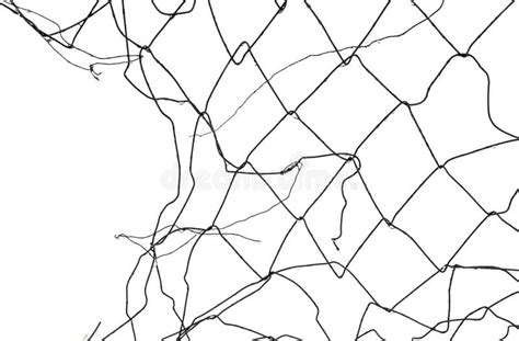 The Texture Of The Metal Mesh Torn Destroyed Broken Metal Mesh On A
