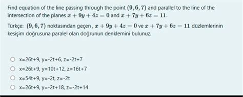 Solved Find Equation Of The Line Passing Through The Point