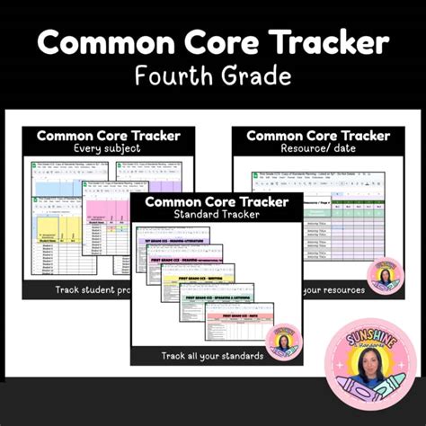 Scope And Sequence Fourth Grade Ccs Common Core Tracker Tpt