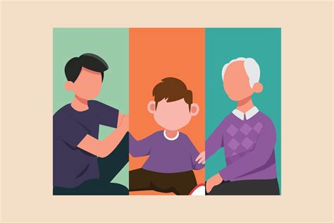 Age Diversity Diversity In Collage Concept Colored Flat Graphic