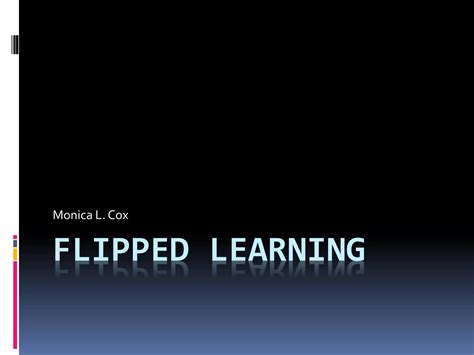 Flipped Learning Ppt