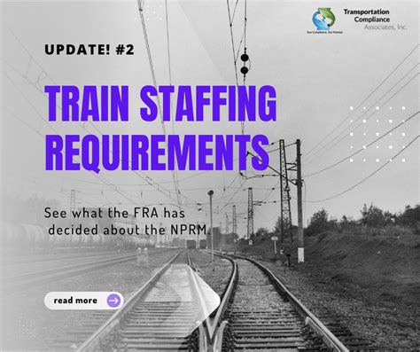Update 2 Train Crew Size Safety Requirements Transportation