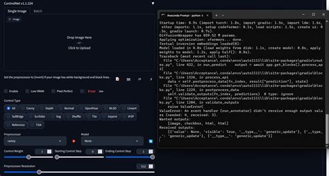 Attributeerror Namespace Object Has No Attribute Controlnet