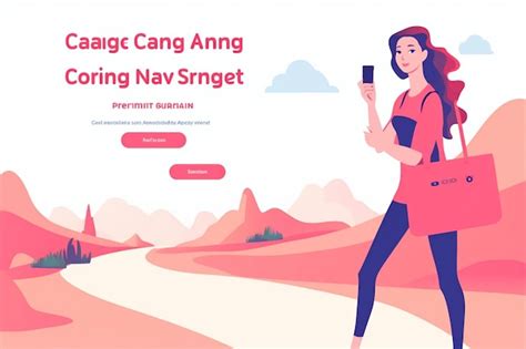 Premium Vector Contact Us Landing Page Template