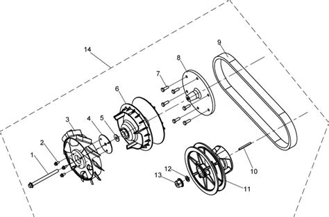 Cvt Assy Exploded View Linhai1133lh800u 2d 2hmoto