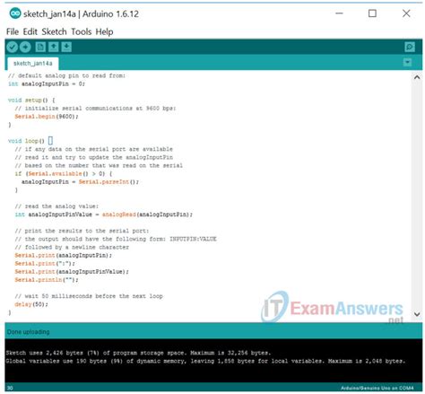Lab Interfacing Arduino Code And Python Code Answers