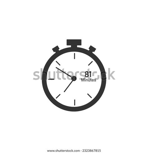81 Minutes Timers Clocks Timer 81 Stock Vector Royalty Free 2323867815 Shutterstock