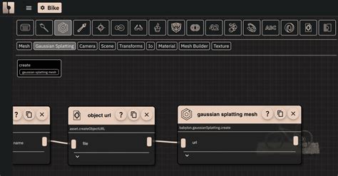 Bitbybit Integrates Gaussian Splatting Radiance Fields