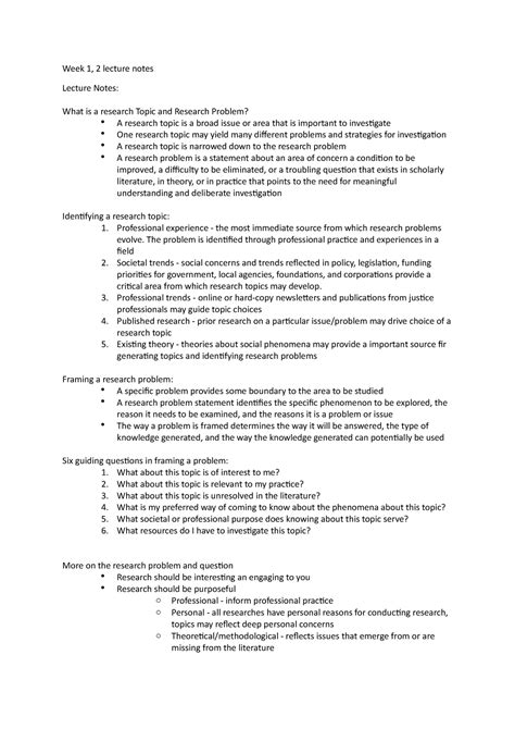 Week 1 2 Lecture Notes 1 2 Week 1 2 Lecture Notes Lecture Notes