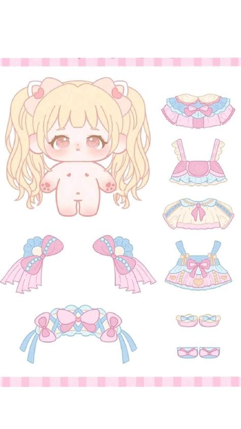 26 Cute Chibi Doll Ideas Paper Dolls Diy Paper Doll Template Paper