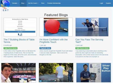 당신이 알아야 할 최고의 탁구 블로그 Pingsunday