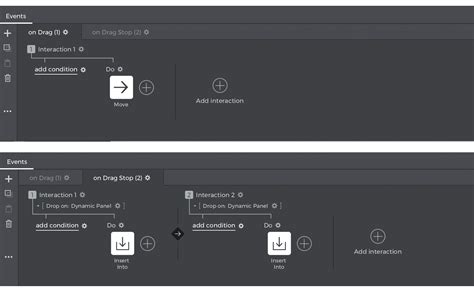 show different content on a screen with dynamic panels