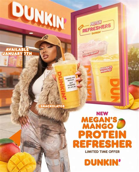Snackolator The New Dunkin Menu Drops Tomorrow And Megan Thee