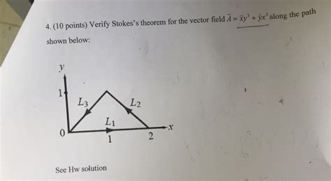 solved verify stokes s theorem for the vector field amacr