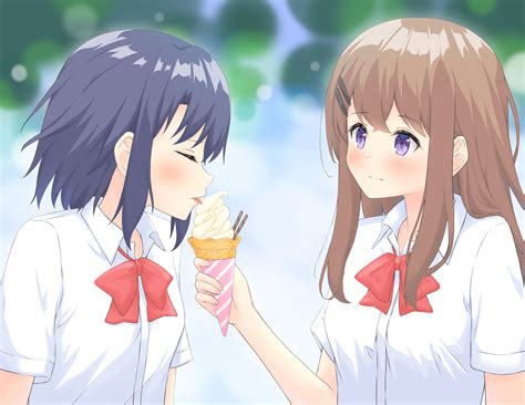 Adachi Sakura And Shimamura Hougetsu Adachi To Shimamura Drawn By