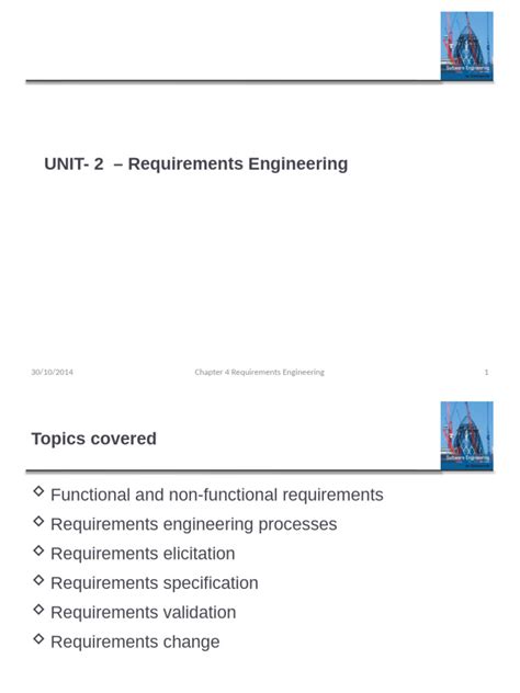 unit 2 req pdf system specification technical standard