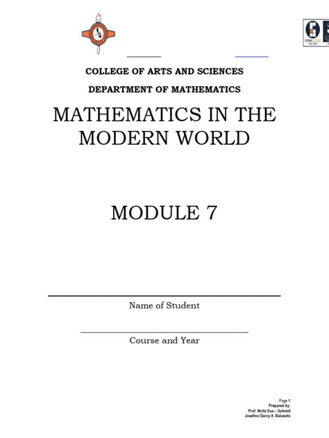 Math 1 Module 7 Pdf