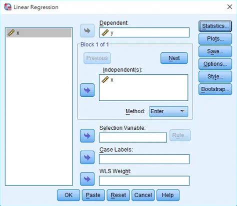 Spss Linear Regression 02 Access Exceltips