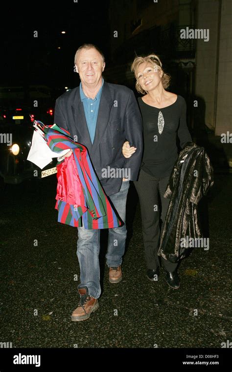 Chris Tarrant And A Friend Celebrities Outside The Dorchester Hotel