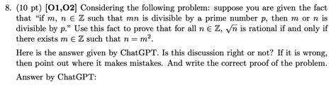 Solved Pt O O Considering The Following Problem Chegg Com