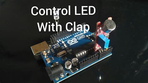 how to control a led with clap very simple arduino project 1 youtube