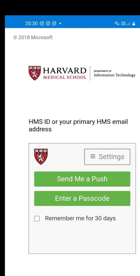 screenshots of duo two factor authentication at different universities