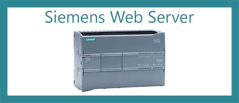 Siemens S7 1200 Web Server Tutorial From Getting Started To Html5