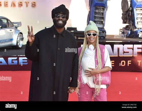 Tobe Nwigwe And Martica Fat Nwigwe Attend Transformers Rise Of The