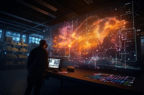 Premium Ai Image Data Scientists Analyzing Graphs