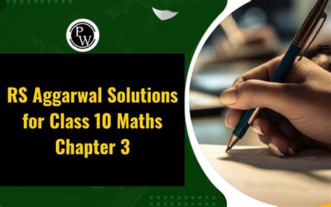 rs aggarwal solutions for class 10 maths chapter 3 linear equations in
