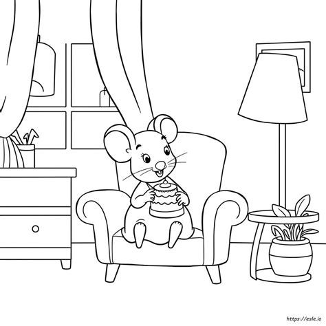 Mewarnai Gambar Maisy Mouse
