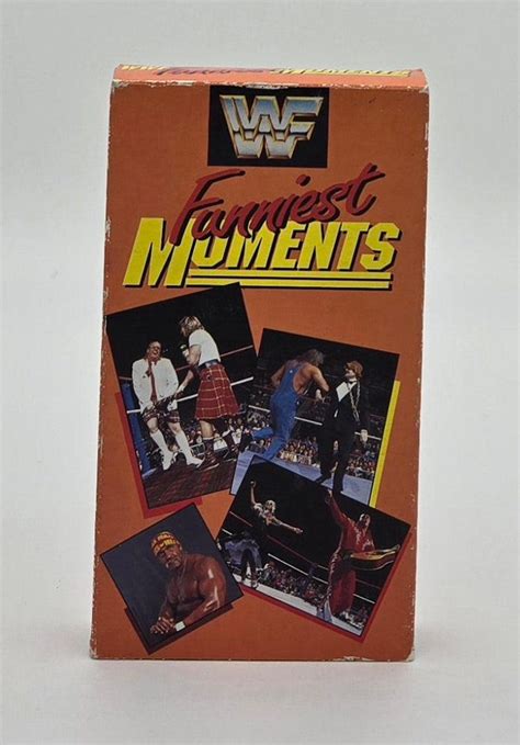 1990 Wwf Funniest Moments Vhs Tape Etsy