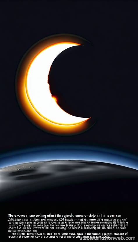 Partial Solar Eclipse Poster Stable Diffusion Online