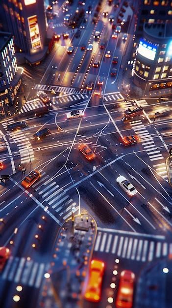 Smart Transportation With Autonomous Vehicles Premium Ai Generated Image