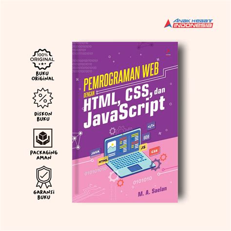 Jual Buku Pemrograman Web Dengan Html Css DanJavascript M A Saelan Anak Hebat Indonesia
