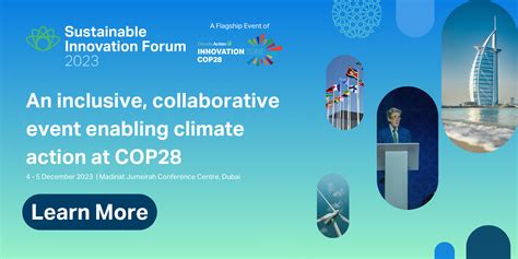 Sustainable Innovation Forum 2023 Climate Action