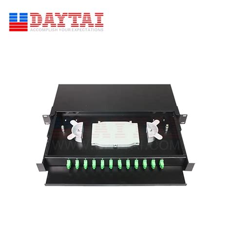 Mini 4 Puerto Odf Rack Mount Distribution Box Mini Odf 4 Core With Sc Lc Adapter Buy Mini Odf