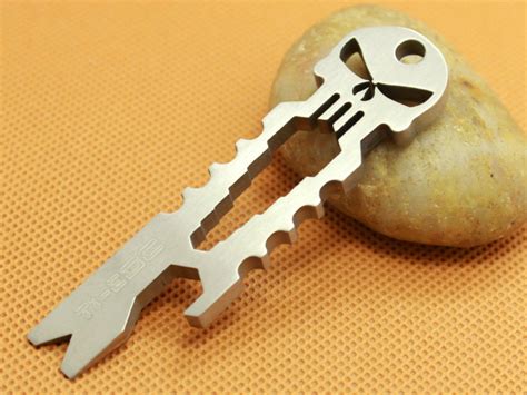 Ti Titanium Keychain Pocket Survival Tool Getdatgadget