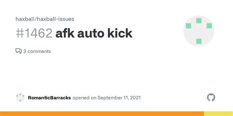 Afk Auto Kick Issue Haxball Haxball Issues GitHub