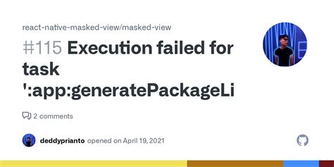 Execution Failed For Task Appgeneratepackagelist · Issue 115