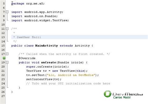 Android Plataforma Android Java DevMedia